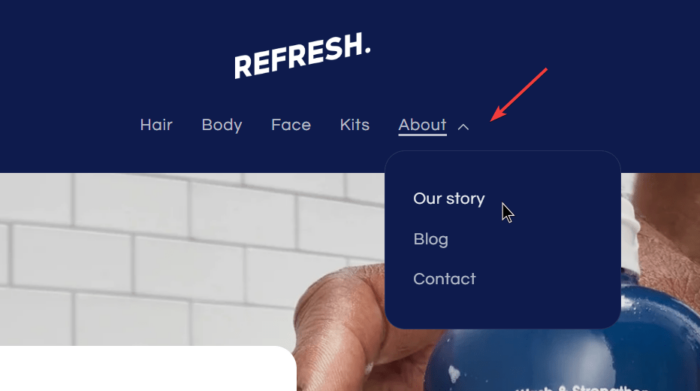 Tutorial: How to Add a Dropdown Menu in Shopify