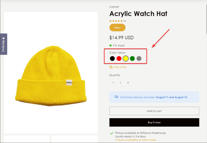 How to Add Color Swatches in Shopify: 2 Easy Ways 2024